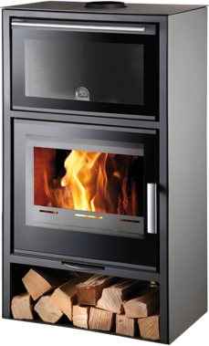 Fireplace stove JONSBO with owen | Haas + Sohn